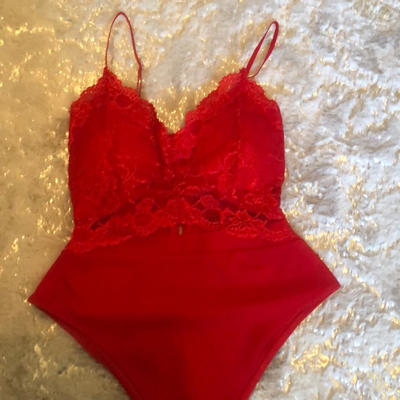 Tops | Hot Red Top | Poshmark